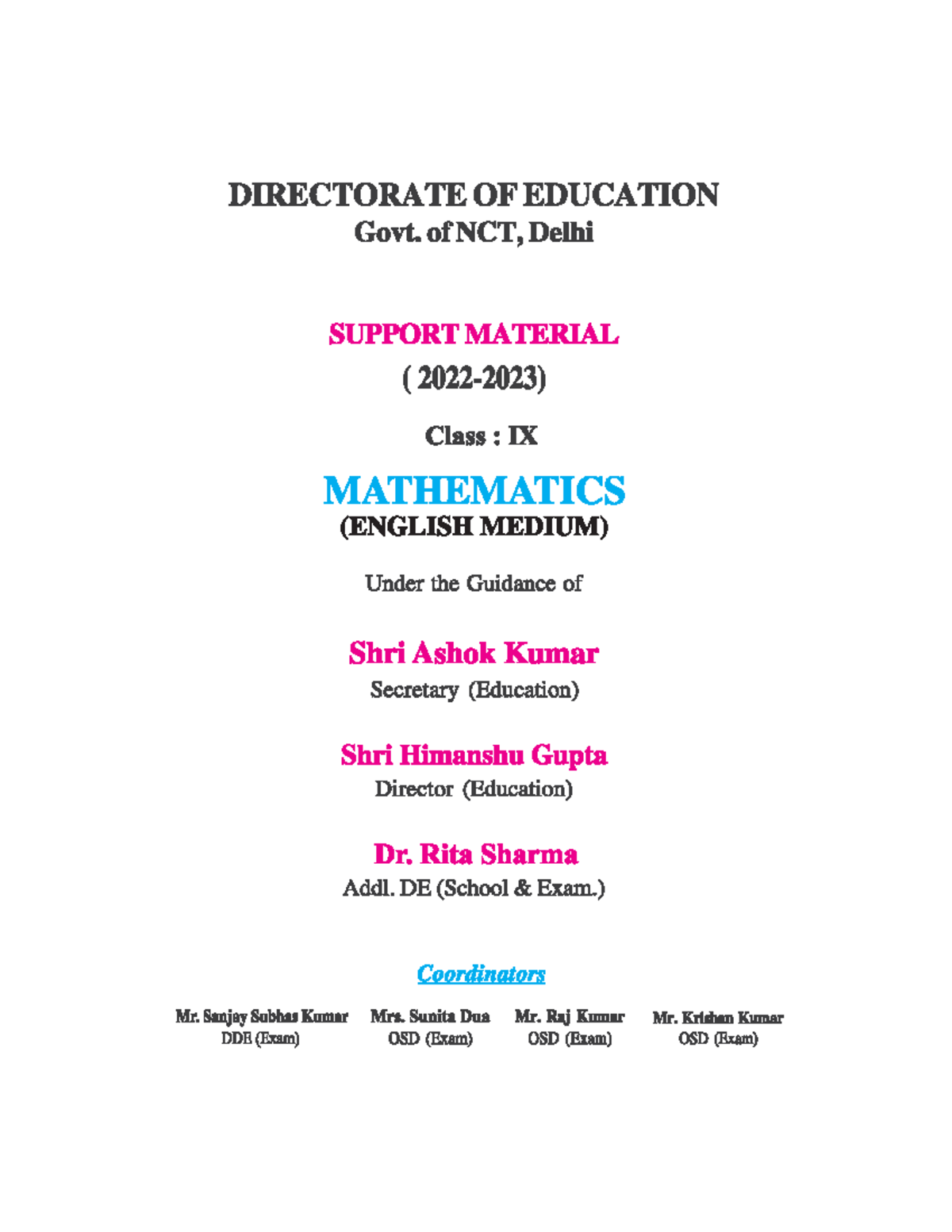 9 sm math em 2022 23 - - Studocu
