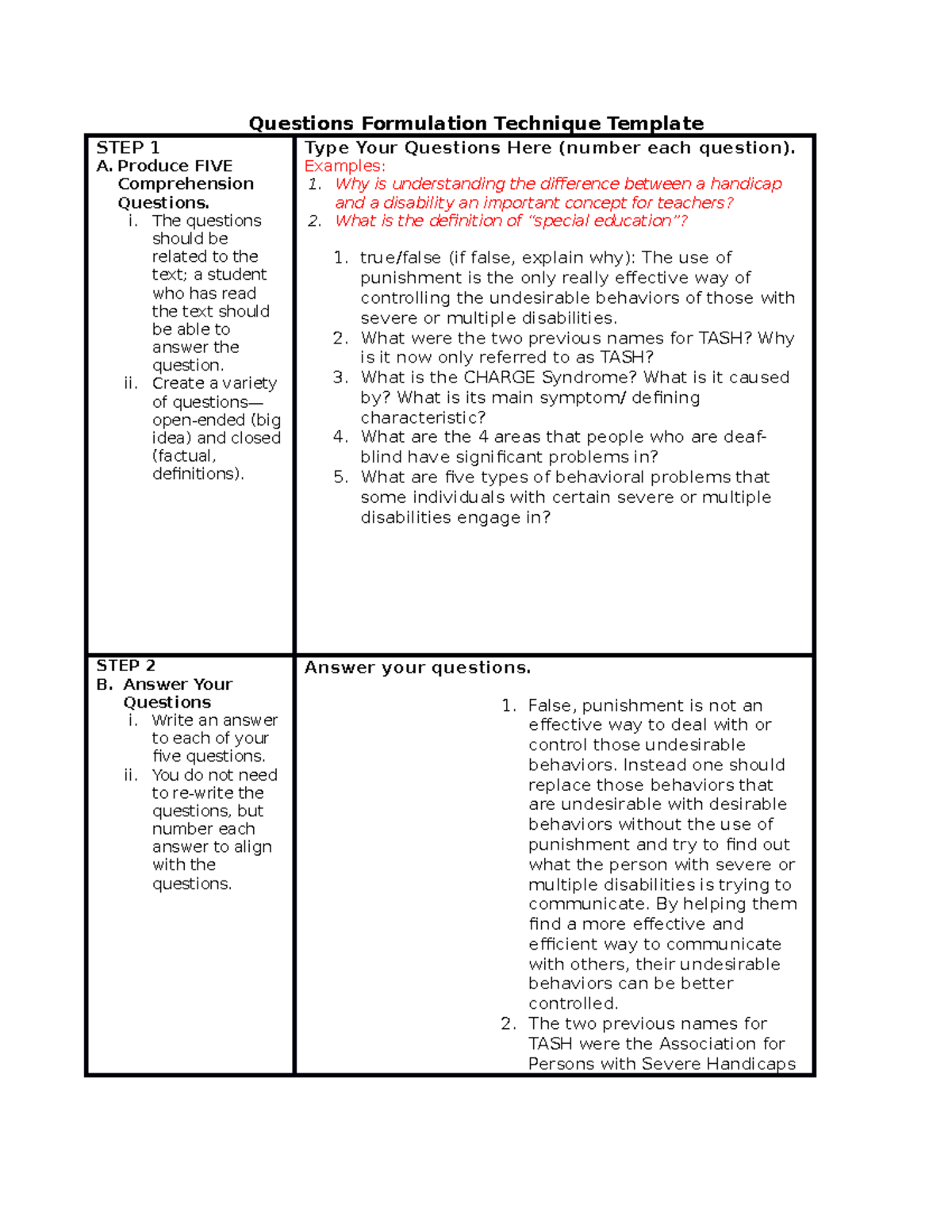 QFT- Chapter 13 - qtf over reading materials - Questions Formulation ...