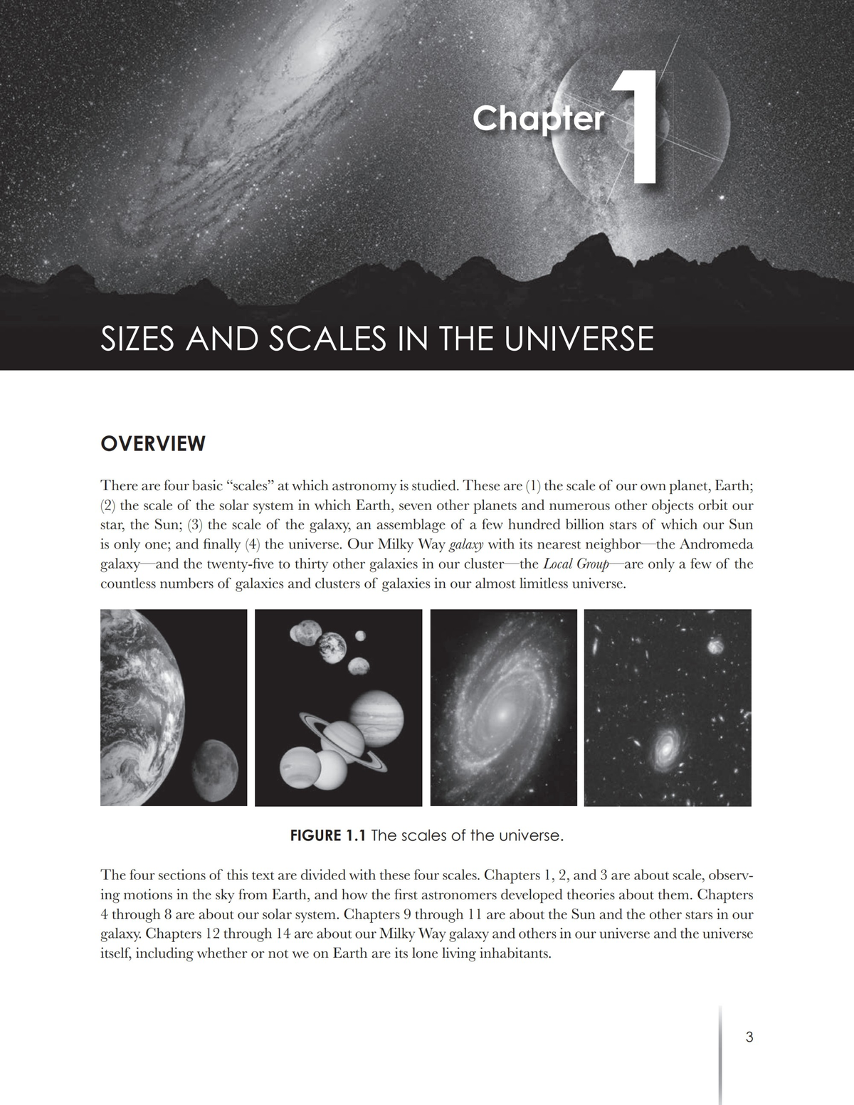 Fundamentals of COLLEGE ASTRONOMY Book - Chap 1 - SIZES AND SCALES IN ...