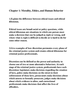 CRJU 2500- Ethical Dilemma example - ETHICAL DILEMMA Detective Russell ...