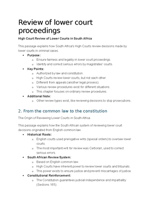 Sentencing procedure - Introduction Summary: Sentencing Stage in South ...
