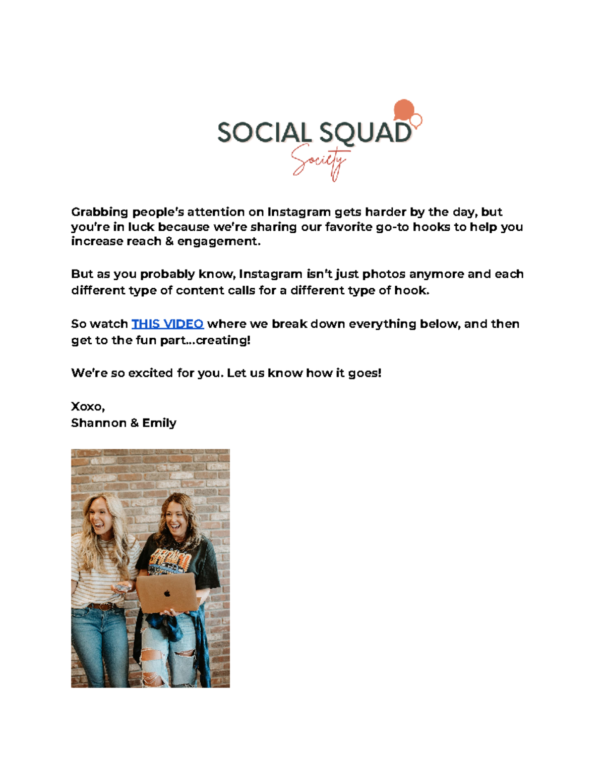Viral Hooks Social Squad Society - Grabbing people’s attention on Instagram gets harder by the ...