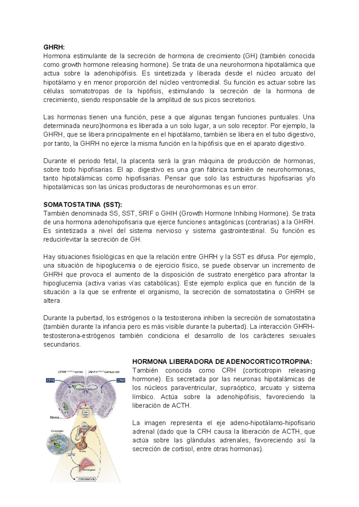 Tema 5 integración neuroendocrina part III: Neurohormonas ...