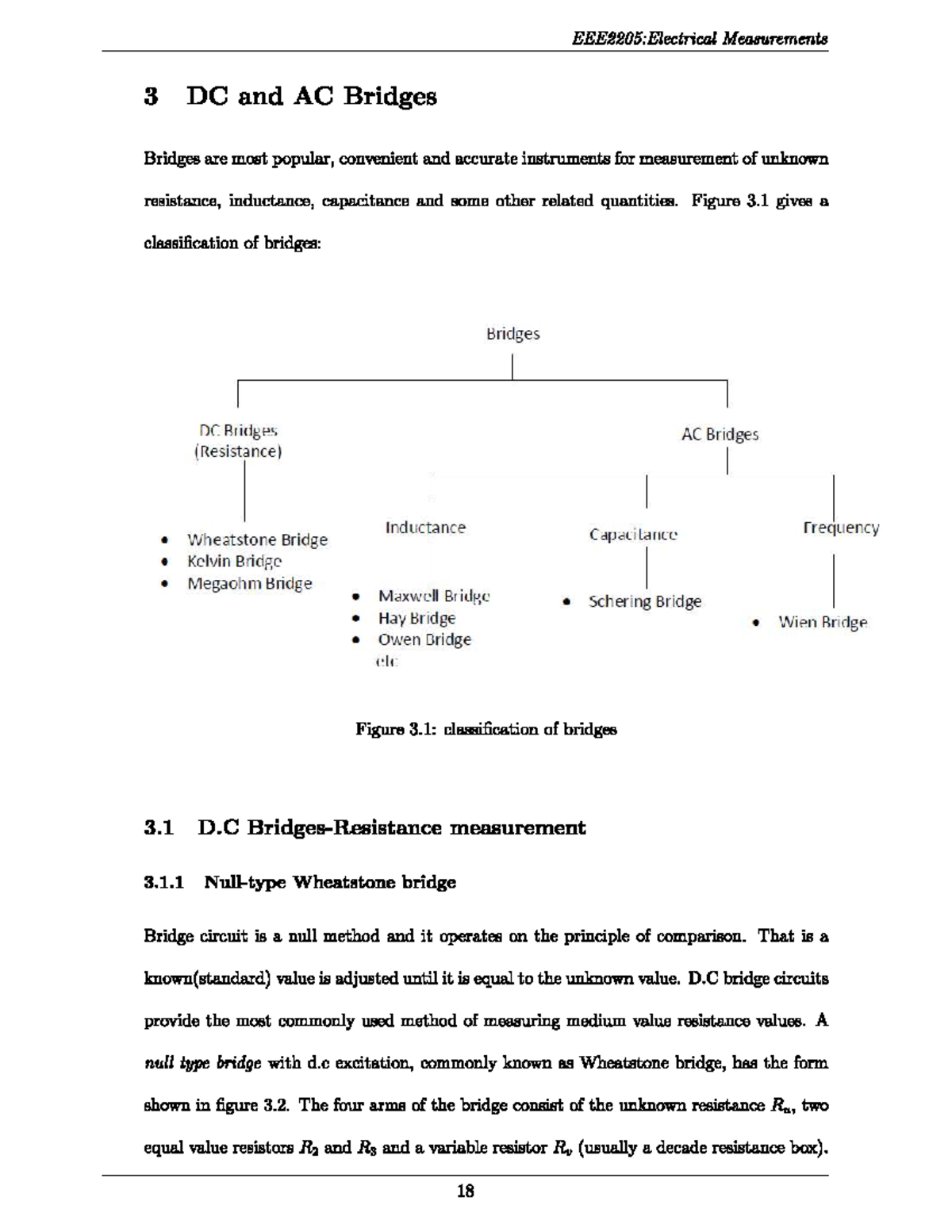 Direct Current Bridges and engineering - Bsc. Electrical and Electronic ...