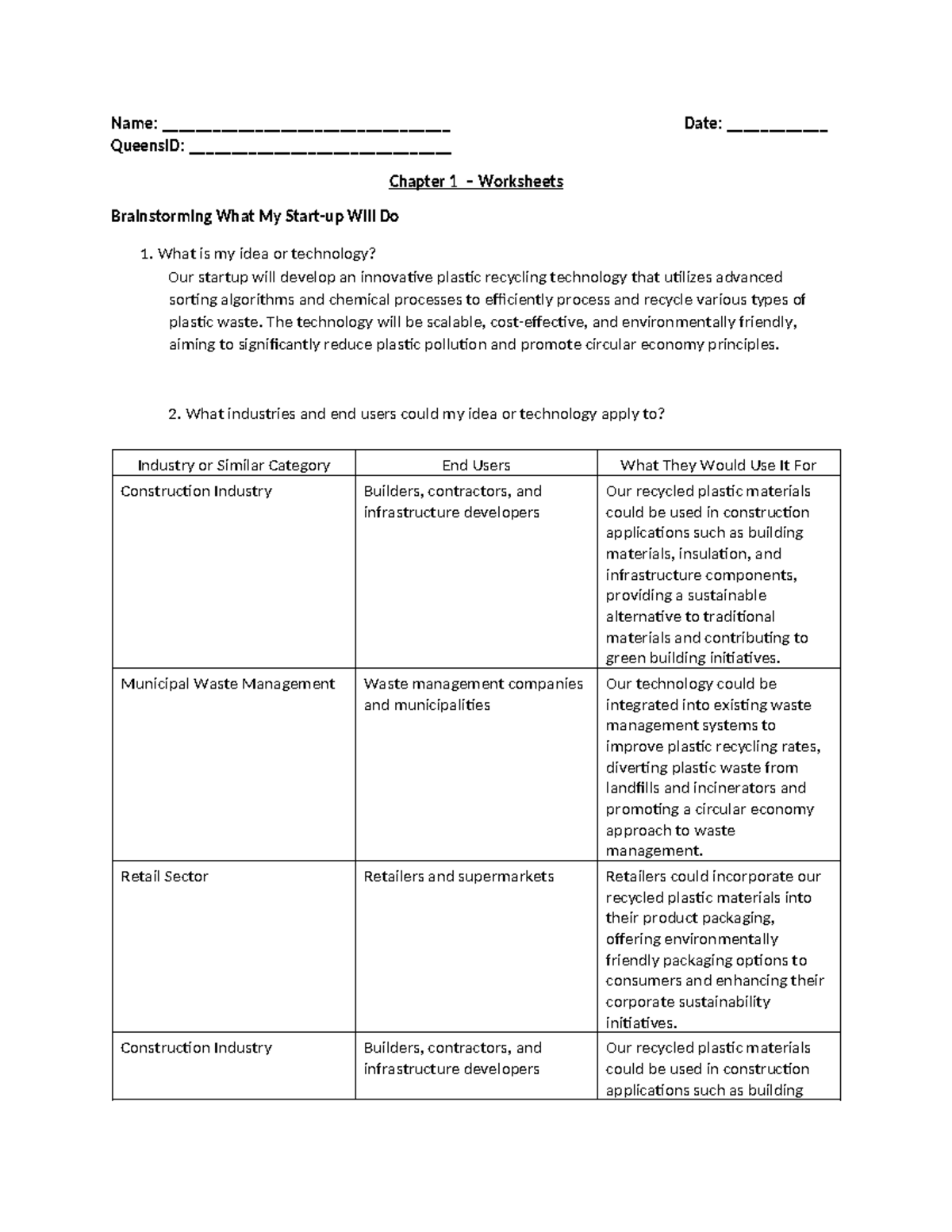 Module 1- Chapter 1 - Worksheet - Name ...