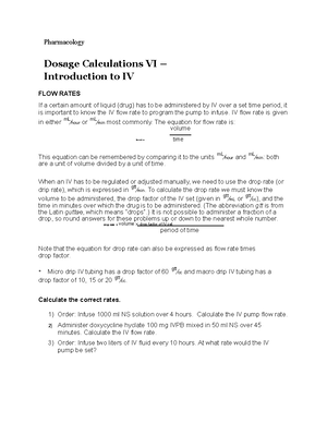 LPN - This is coursework for Pharmacology. - Pharmacology Dosage ...