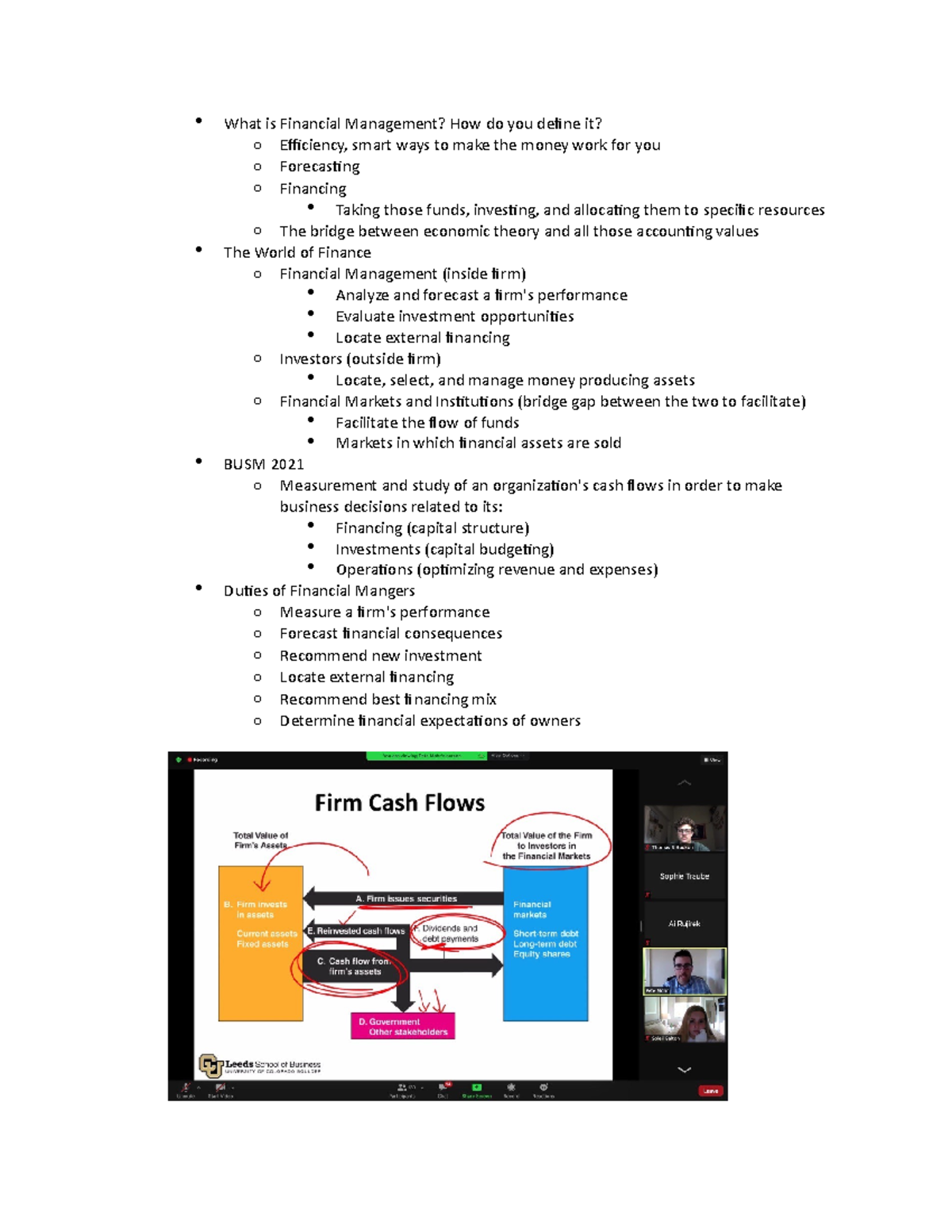 Chapter 1 - Intro to Financial Management - What is Financial ...
