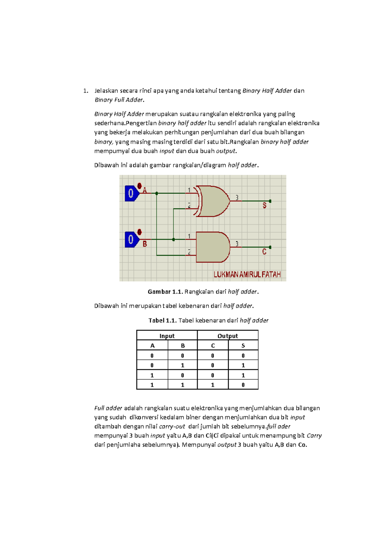 Tugas Pendahuluan MODUL 4 BINARY CODE DECIMAL (BCD) - Jelaskan secara ...