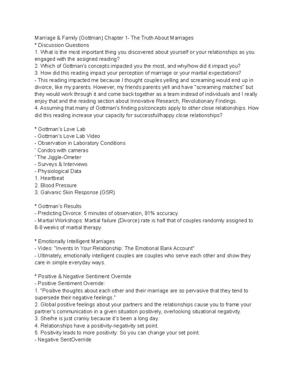 Marriage & Family Notes 2 - FHD 200 - Studocu