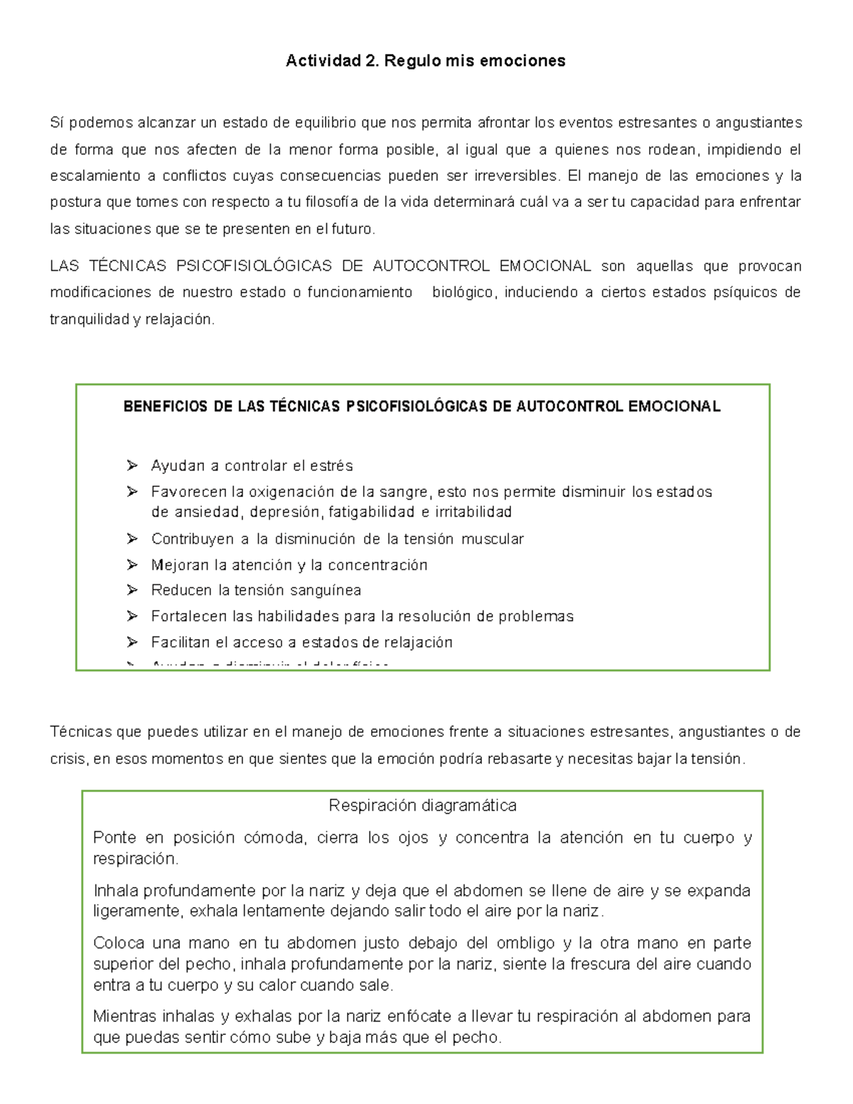 Actividad 2 Diplomado Vida Saludable Módulo 2 Julio De 2021 Actividad