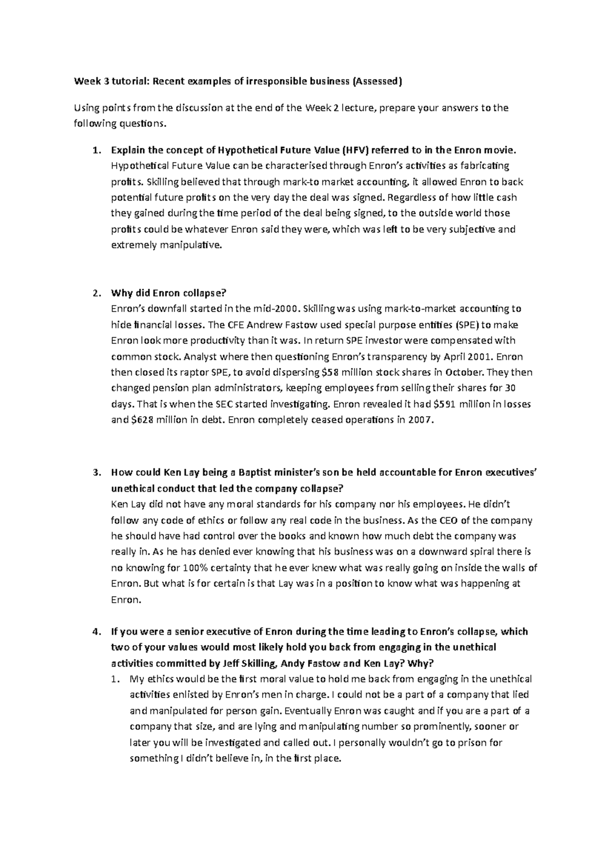 Comm101 week 3 Questions - Week 3 tutorial: Recent examples of ...