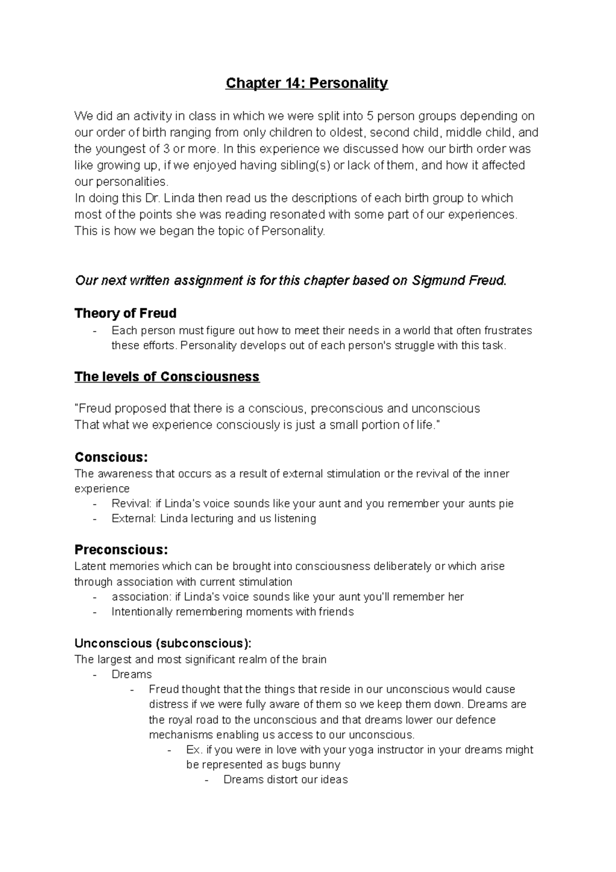 PSYC 02 08 22 - All of these psychology notes were taken by me in my ...