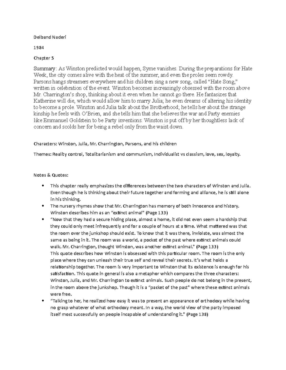 1984-2-5 - Summary with quote references - Delband Naderi 1984 Chapter ...