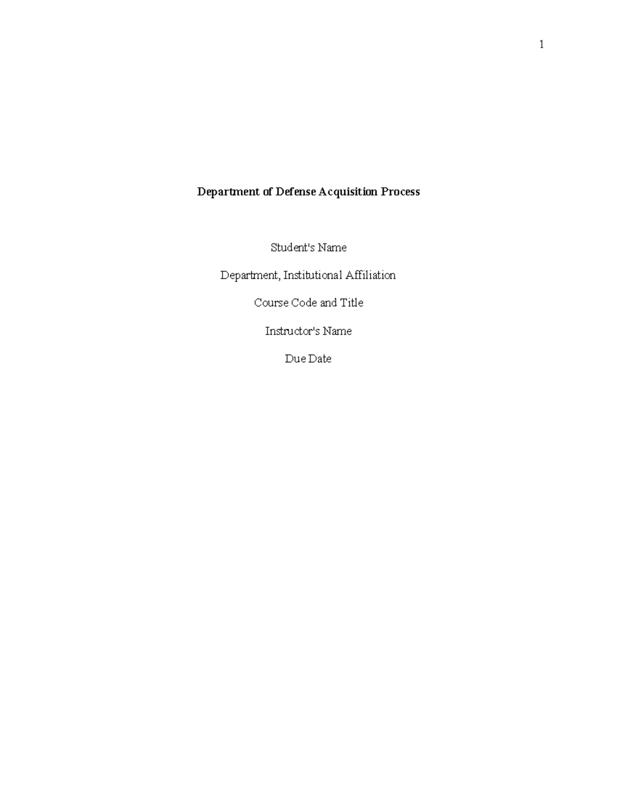 0212024123 - ACQUISITION PROCESS IN THE DEPARTMENT OF DEFENCE ...