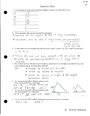 Measurement Test Prep Notes - EQAO Preparation Grade 9 Academic ...