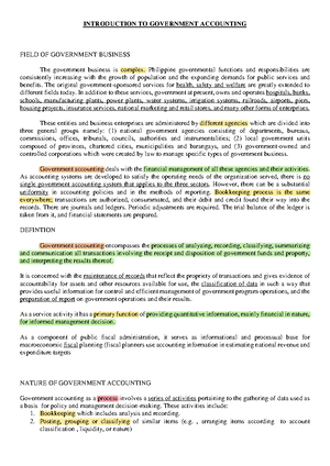 Module 2-Government Budgeting - GOVERNMENT BUDGETING Introduction ...