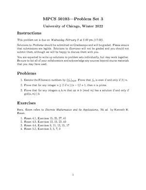 A4 - Statistics Assignment - MPCS 50103—Problem Set 4 University of Chicago, Winter 2022 - Studocu