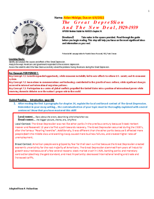 Hidalgo Aidan - Ch 13 Amsco - Name: Aidan Hidalgo Guided Reading ...