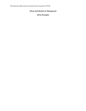 Unit 6 MT140 Assignment - Unit 6 Assignment Name Purdue University Global MT 140 Introduction to ...