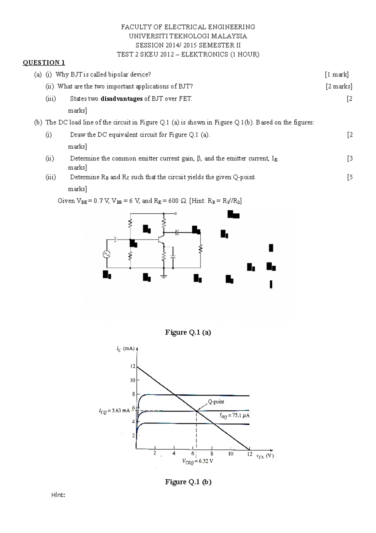 SKEU2012 Test 2 2014 15-2 Sol XFZXHDNGDtn - FACULTY OF ELECTRICAL ...