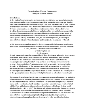 AP Biology Chapter 5 Notes - Campbell Biology Chapter 5: The Structure ...