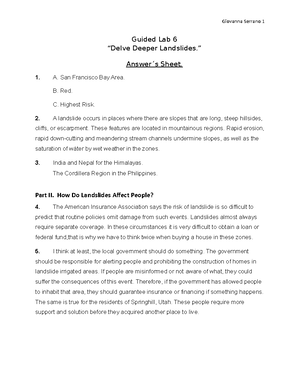 Delve Deeper Lesson 1B - Delve Deeper – Lesson 1B Answer ́s Sheet. Part ...