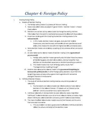 Week 2 Realism -NCH professor (London) - General Framework nature of IR ...