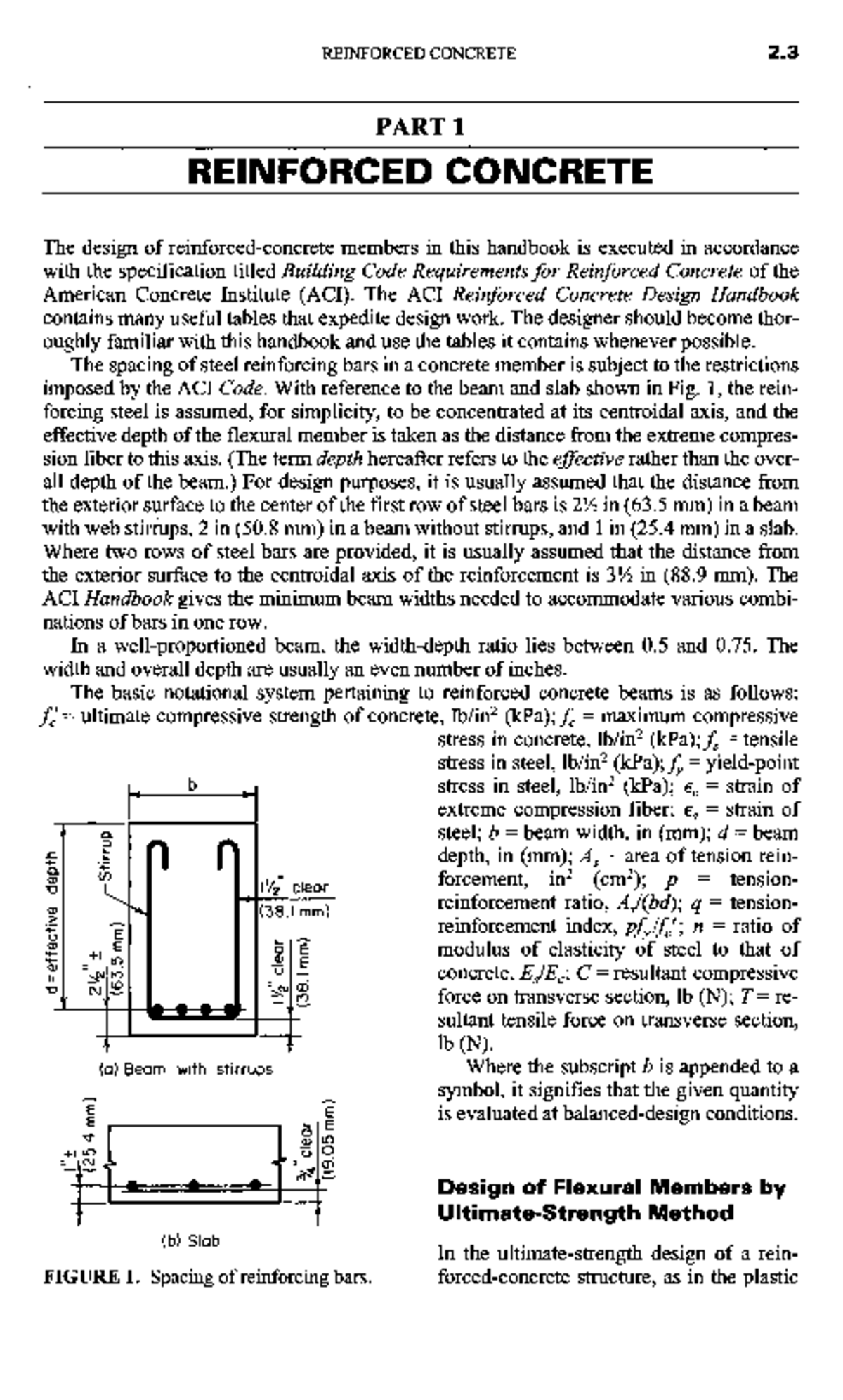 Civil-engineering-calculations (24) - PARTl REINFORCED CONCRETE The ...