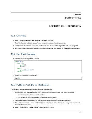 Crib Sheet for exam 1 - String Related Functions len(str) - returns the ...