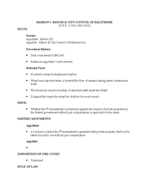 Clinton v. Jones ( Scotus, 1997) [Non-Official Conduct - Constitutional ...