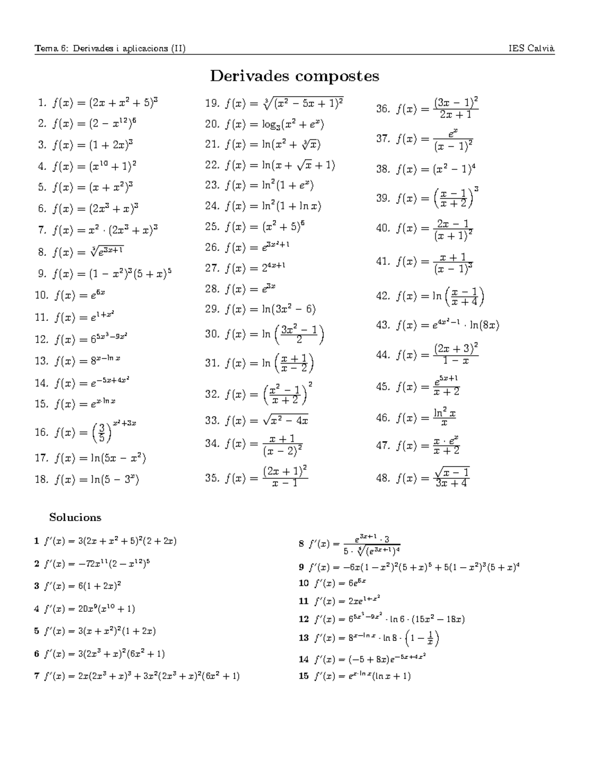 Derivades (II) - hola que tal - Tema 6: Derivades i aplicacions (II ...