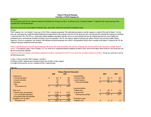 In-class 5 Financial Statement Analysis Solution - Chapter 3 Part 1 ...