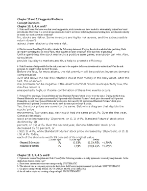 Chapter 8 Suggested Problems - Chapter 8 Suggested Problems Concept ...