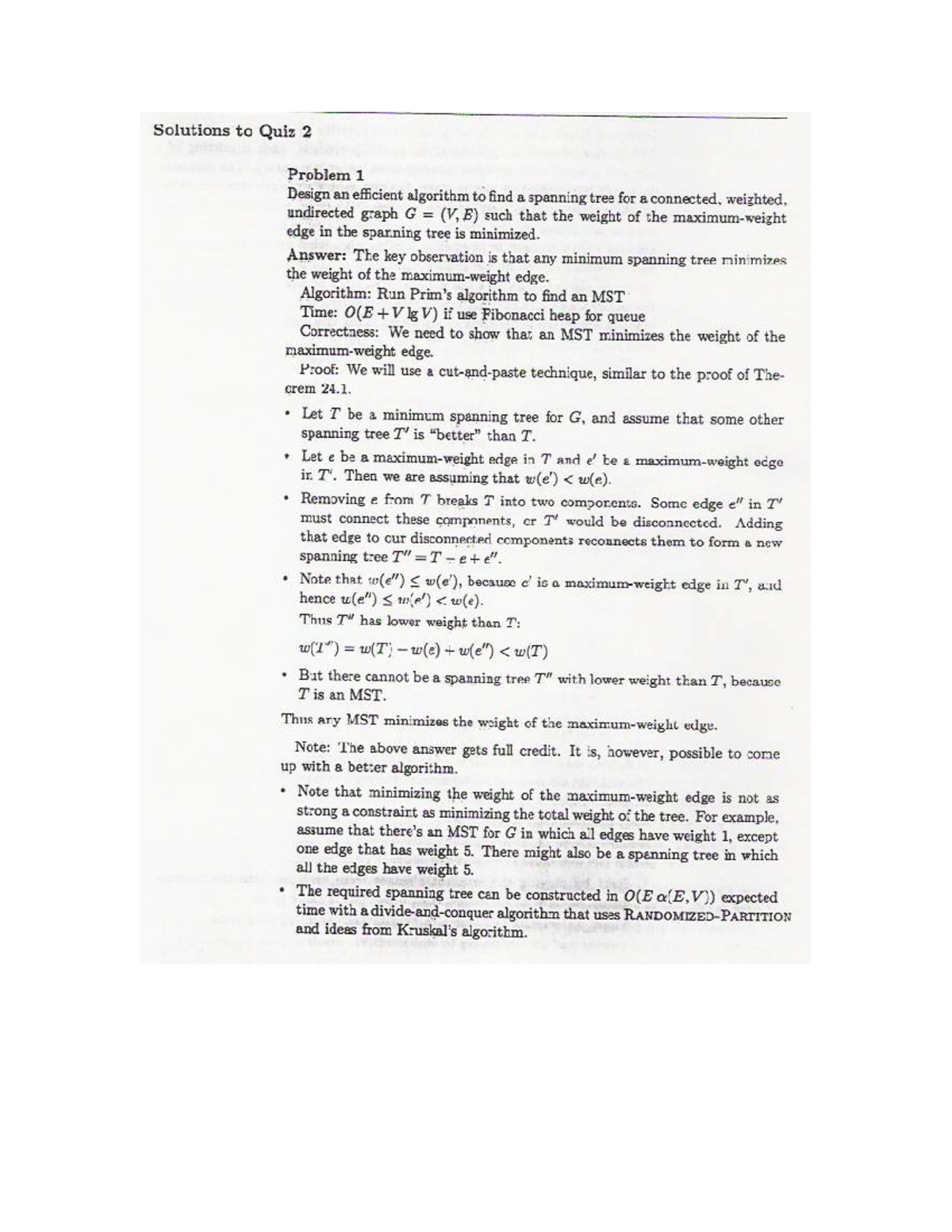 Exercise 2 Solution Part1 - COT 6405 - Studocu