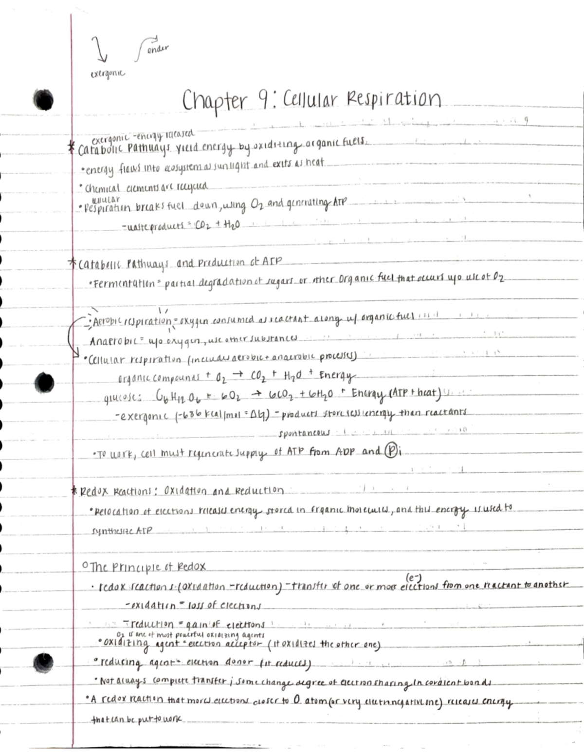 Bio Chapter 9 - Lavon Tonga - BIOL 1610 - Studocu