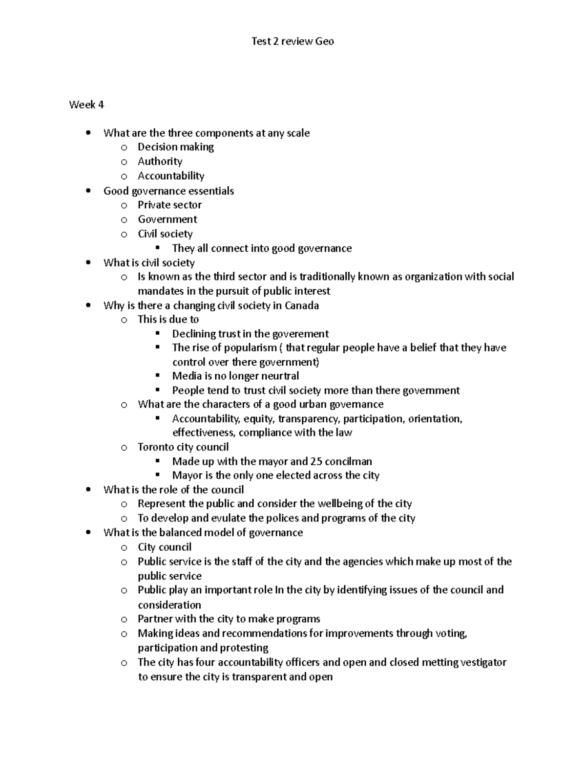 Geo test 2 - notes - Week 4 What are the three components at any scale ...