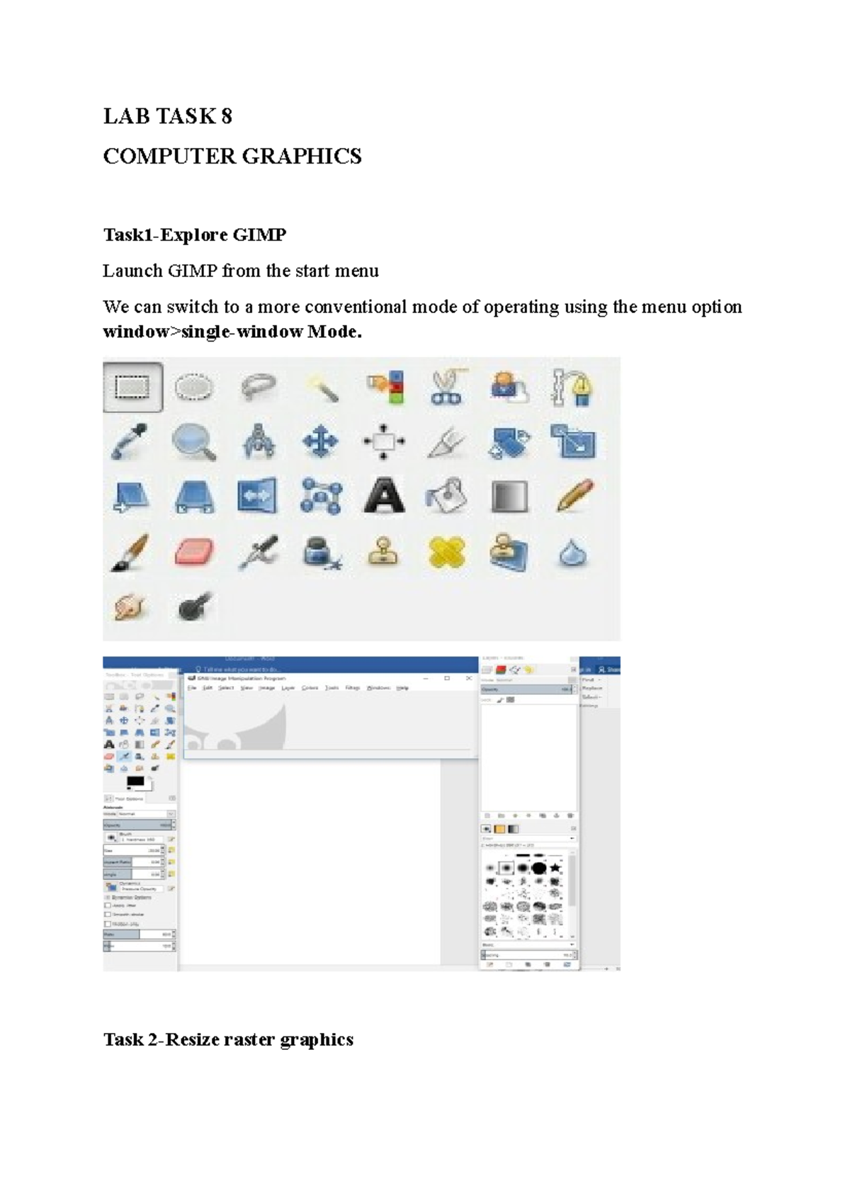 Lab task 8 1100 - lab-8 - LAB TASK 8 COMPUTER GRAPHICS Task1-Explore ...