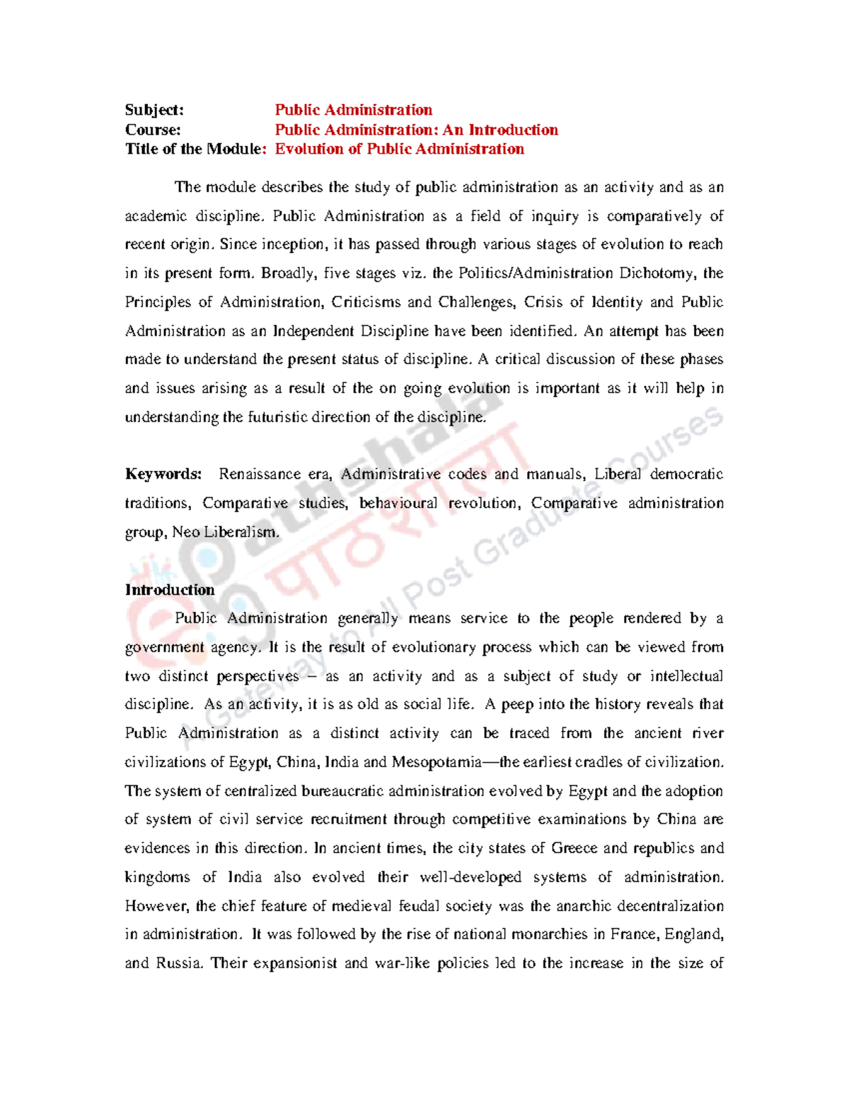 14658892832 et - Subject: Public Administration Course: Public ...