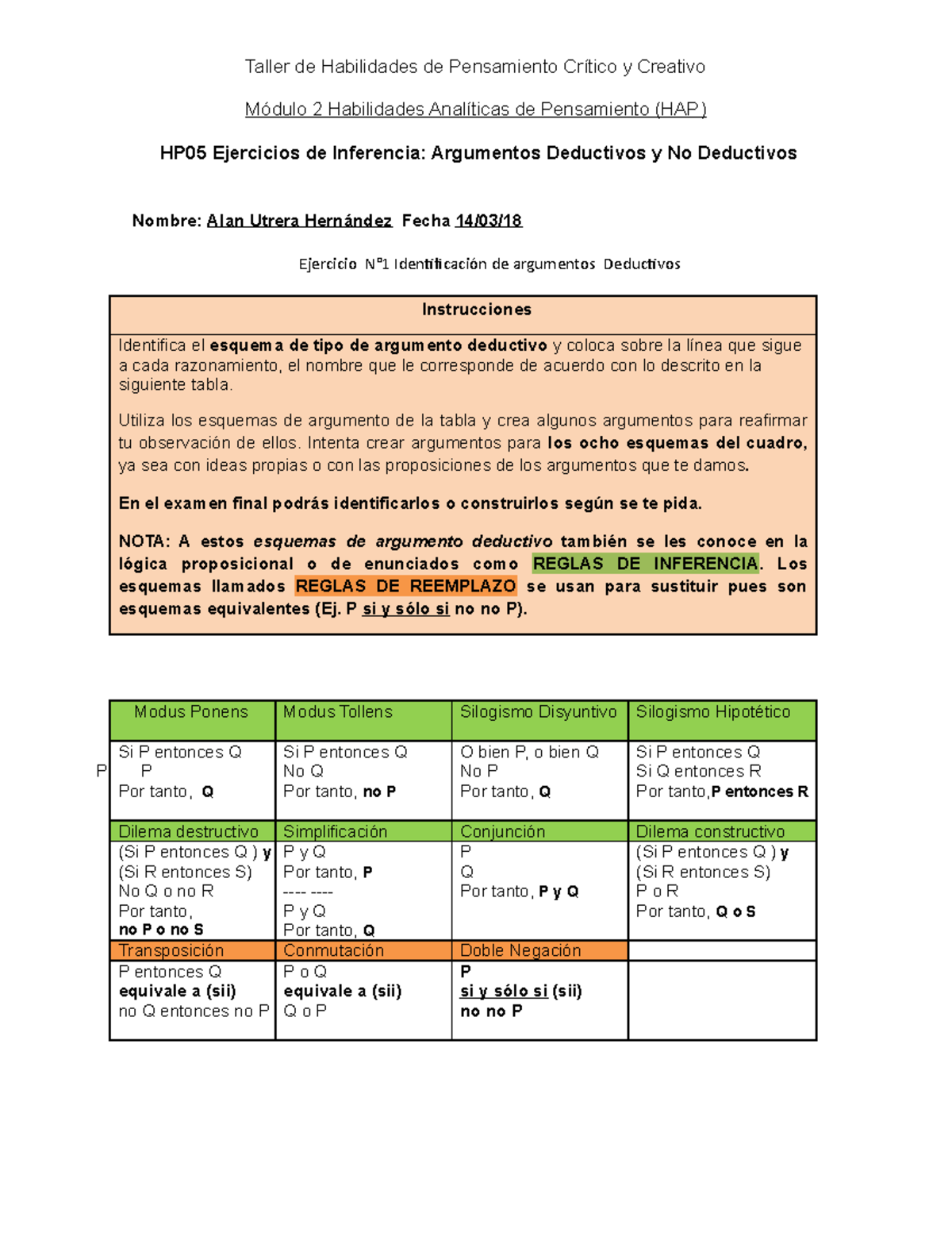 HP05 Alan Utrera Hernandez - Módulo 2 Habilidades Analíticas de ...