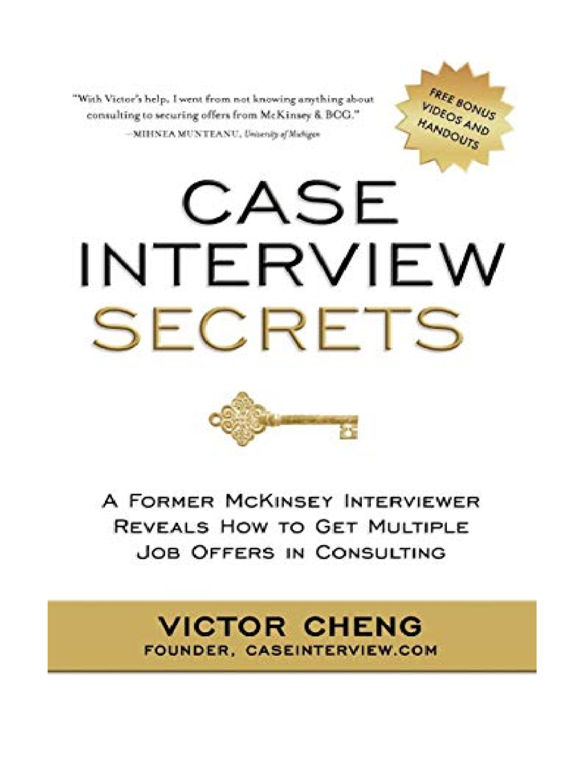 Pdfcoffee - Book summary - Case Interview Secrets: A Former McKinsey Interviewer Reveals How to ...