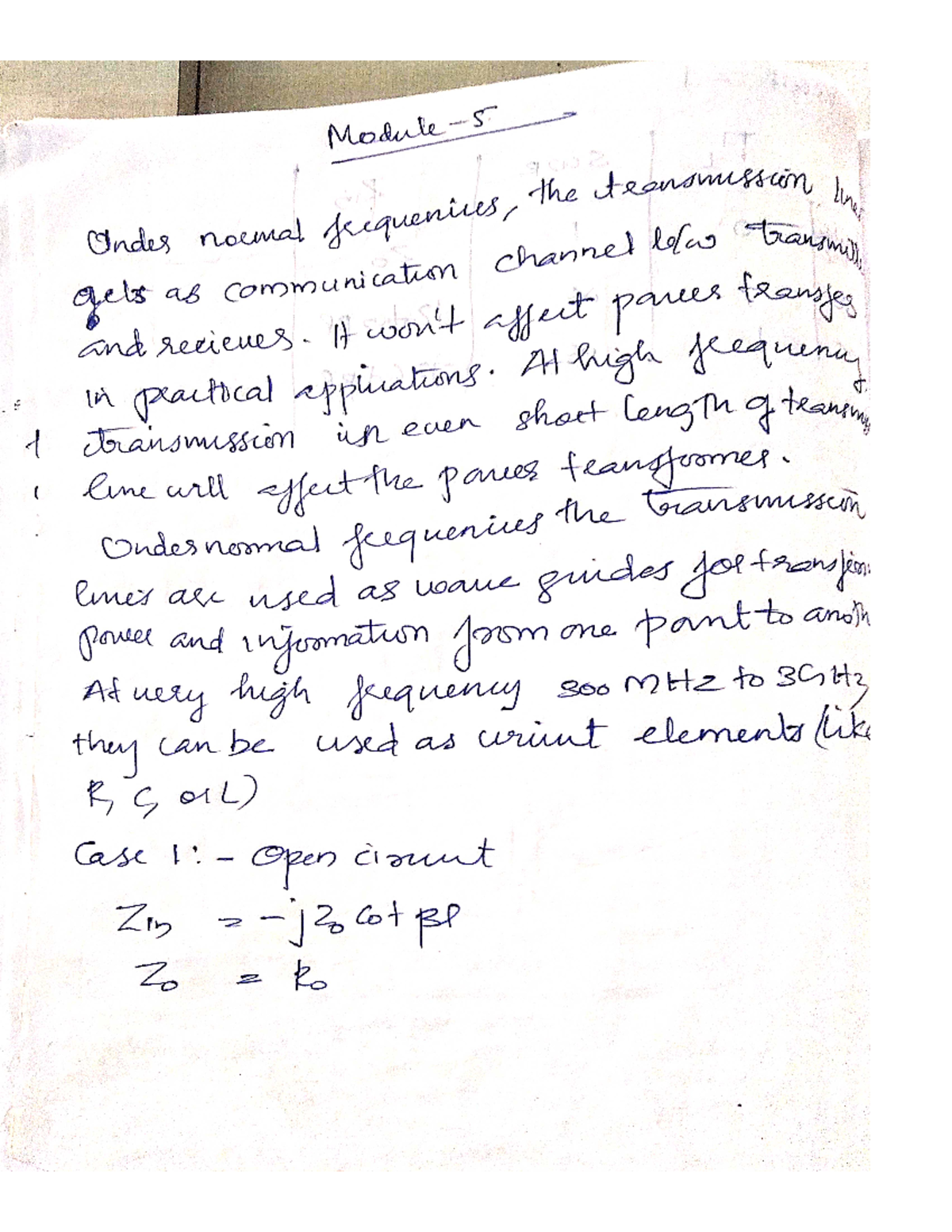 Mod 5 - Notes aemt - Applied Electromagnet Theory - Studocu