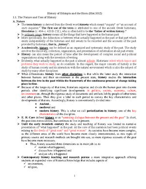 Remedial History Module - WACHEMO UNIVERSITY COLLEGE OF SOCIAL SCIENCE ...