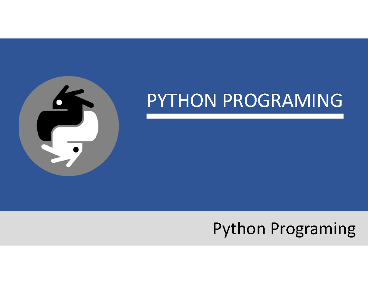 Python Programming Zas Python Programing Introduction To Python Why 3447