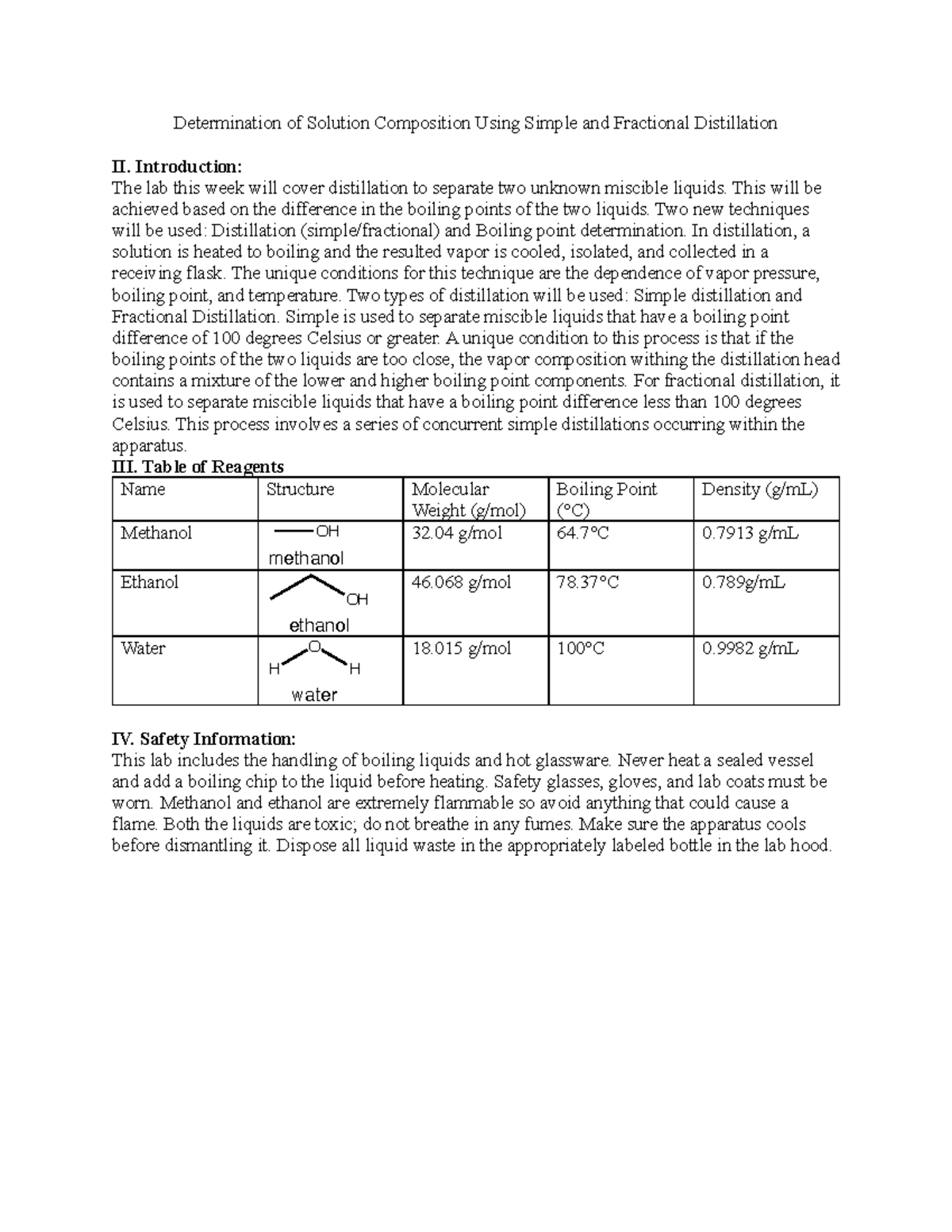 Experiment 2 finished - lab 2 - Determination of Solution Composition ...