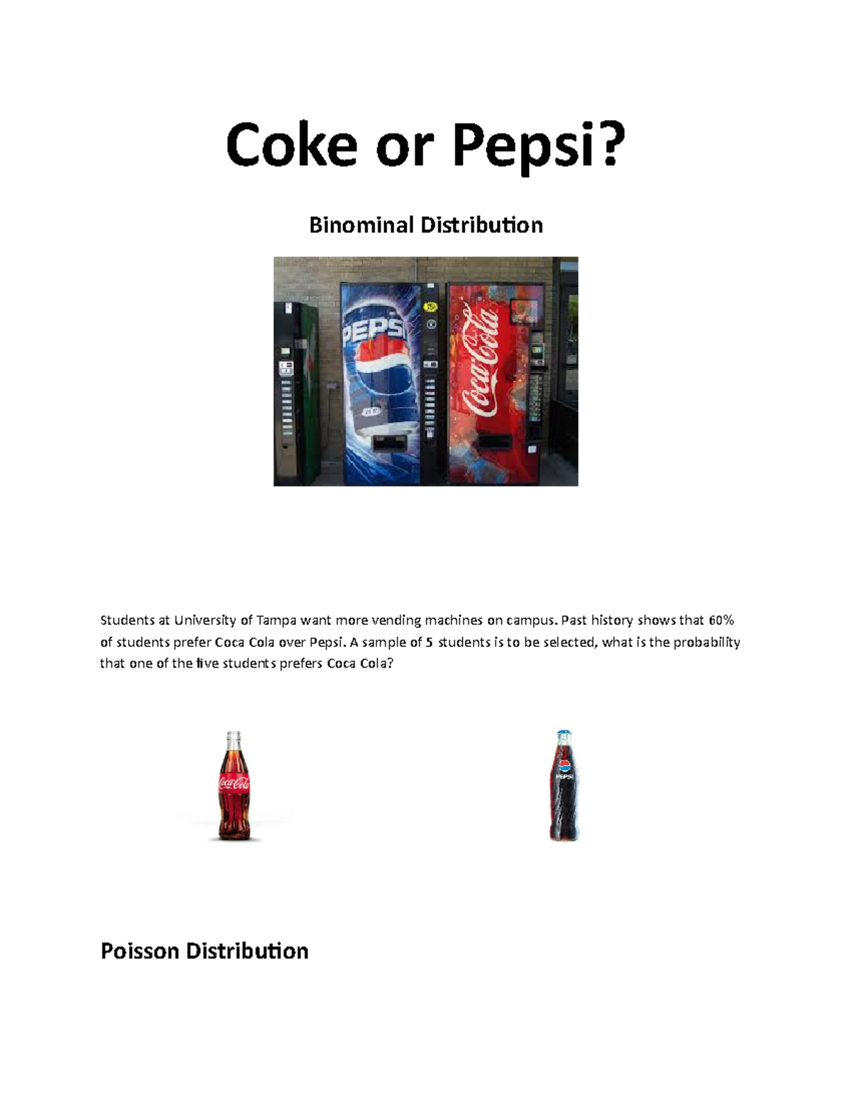 CH 5 Practice - Coke or Pepsi? Binominal Distribution Students at ...