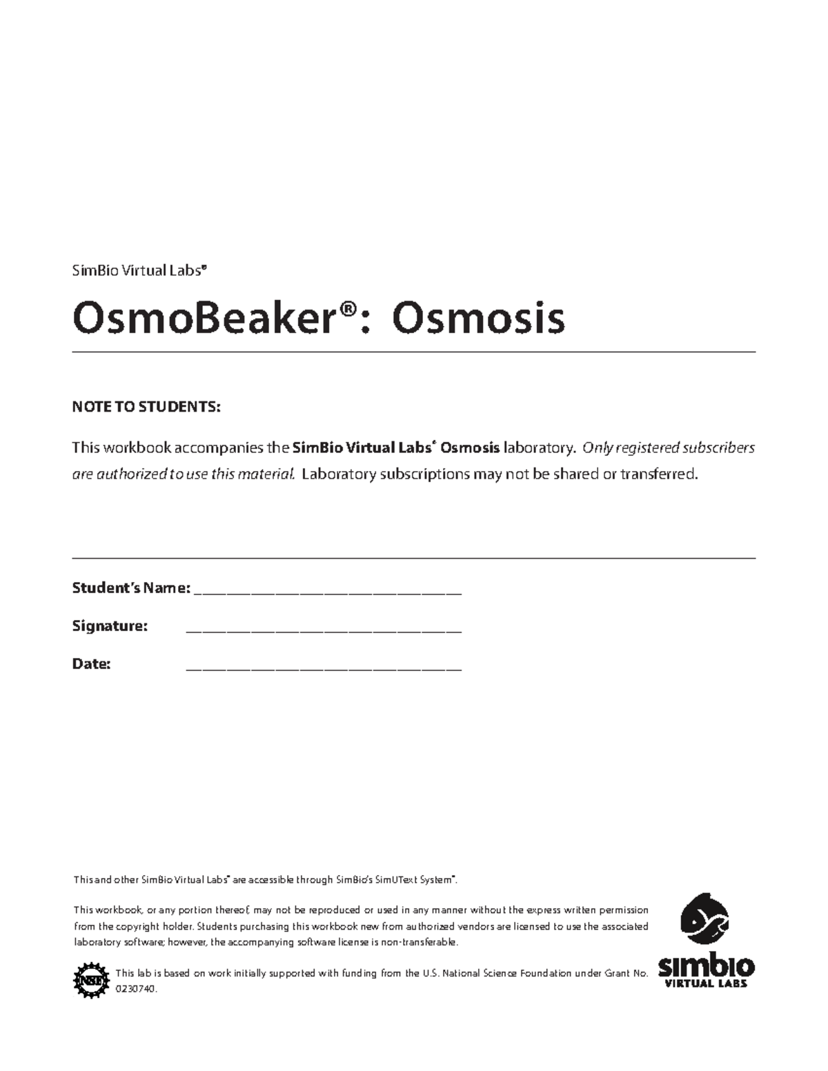 ST Osmosis WB 2022 - This is simbio for bio - . SimBio Virtual Labs ...