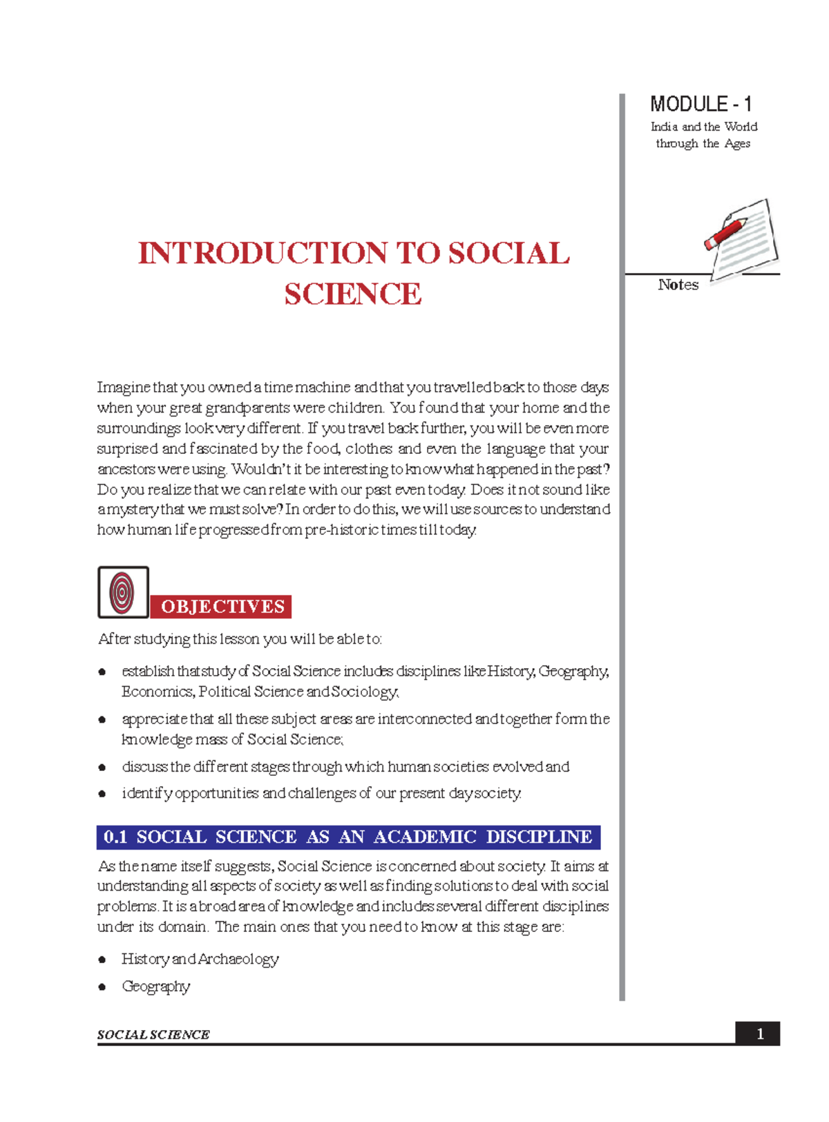Ssc 2 - Social Science - India and the World through the Ages 1 Notes ...