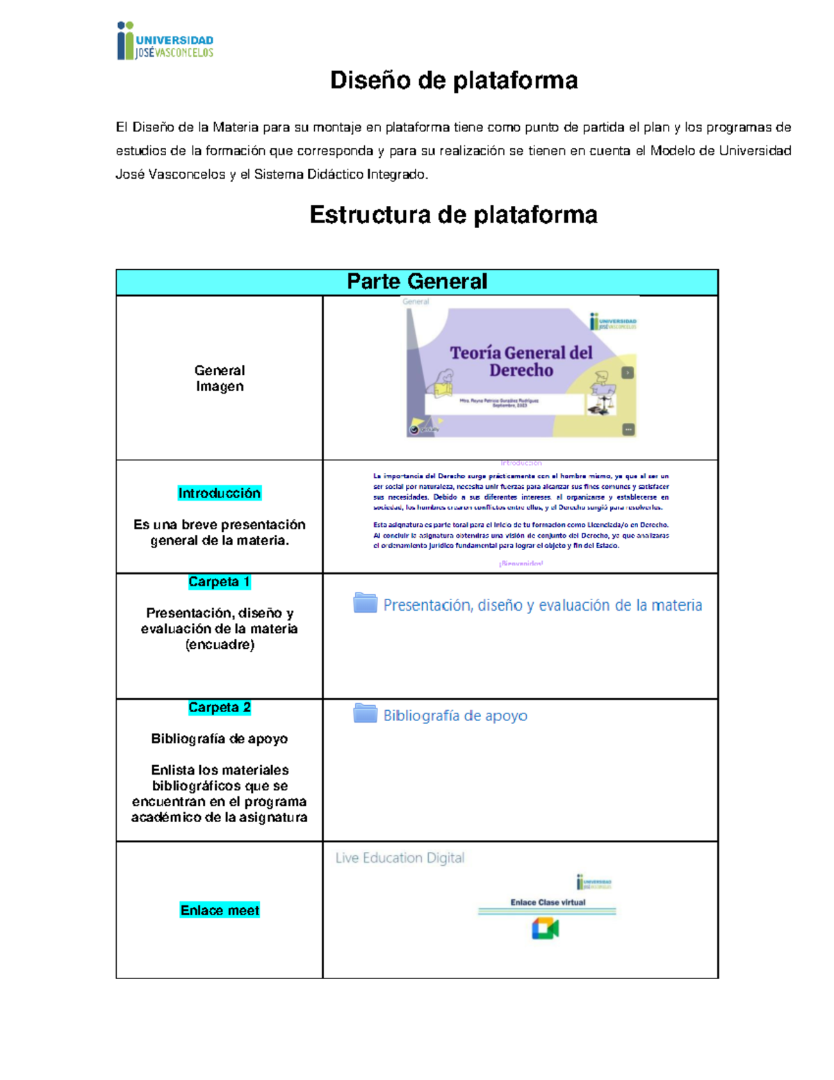 7. Estructura DE Plataforma-1 - Diseño de plataforma El Diseño de la ...