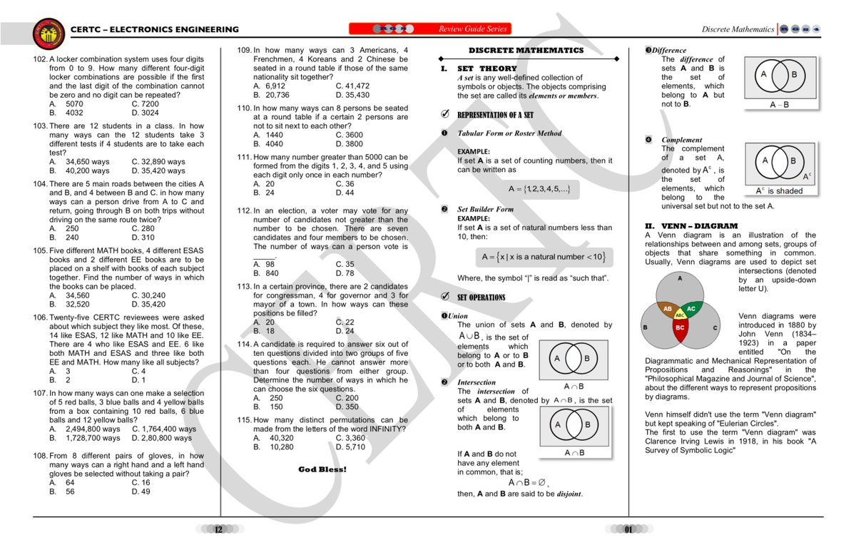 Discrete Math 2017 rgsf 1 - Discrete Mathematics - Studocu