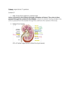 Heart Study Sheet - Human Anatomy and Physiology Study Guide Week 4 ...